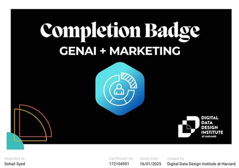 Proud To Share This Milestone 🎓 Ive Recently Completed The Generative Ai Marketing Program