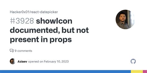 Showicon Documented But Not Present In Props · Issue 3928