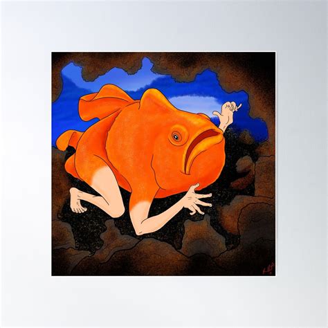 Frogfish Mutant Poster Wall Art Modern Wall Decor For Living Room