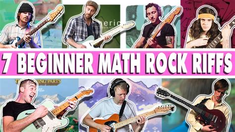 7 Beginner Riffs To Master Math Rock Youtube Music