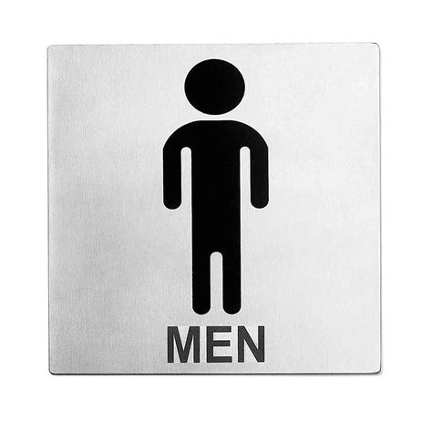 Contemporary Square Sign Men