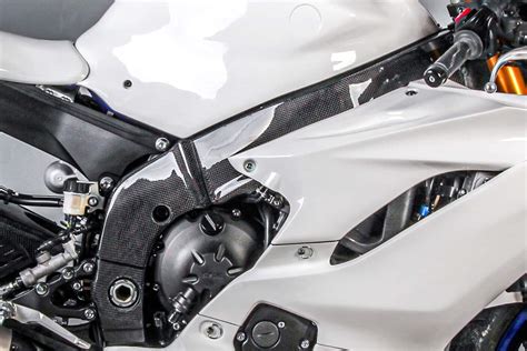 Right Frame Carbon Cover Yamaha R6 2017 2020 Bikesplast