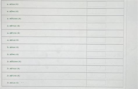 Solved Specify The Output A Numerical Value Or Mark As Na