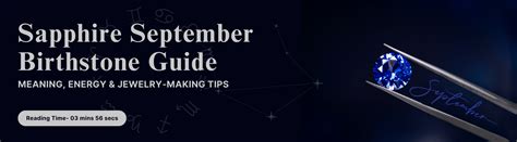 Sapphire September Birthstone Guide Meaning Energy Andjewelry‑making Tips