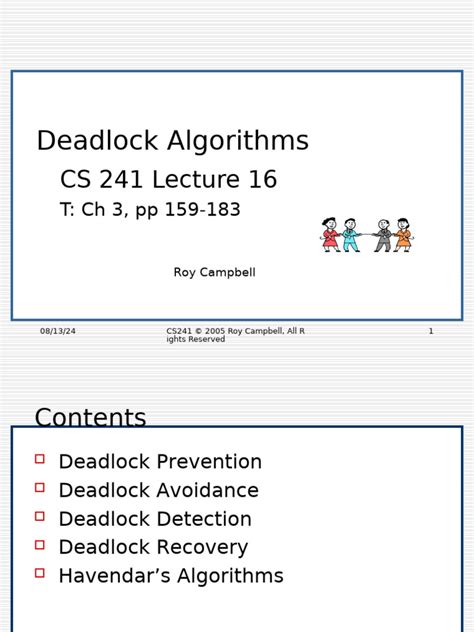 16 deadlock algorithms pdf operating system technology computer