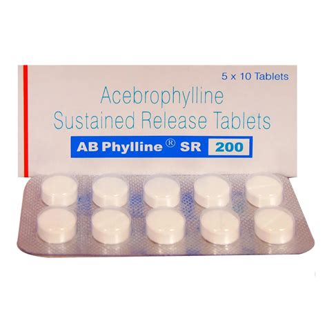 Ab Phylline 200 Mg Sr Tablets Acebrophylline