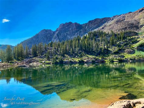 Cecret Lake From Albion Base Utah Hiking Beauty
