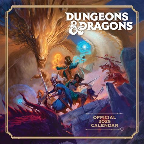 Dungeons And Dragons Official 2025 Calendar