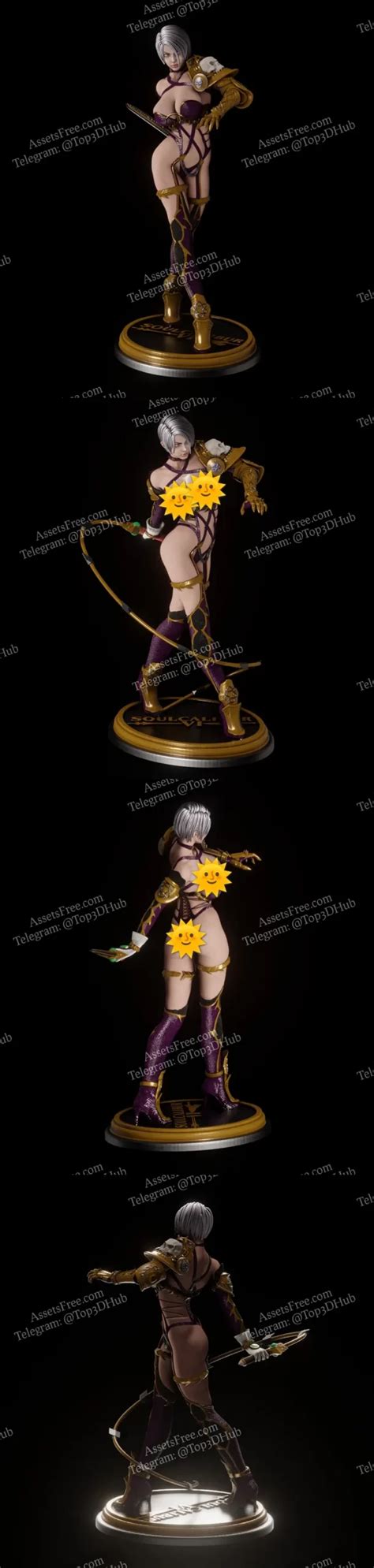 Ivy Soul Calibur D Print Model Free High Quality Models For Your Projects Assetsfree