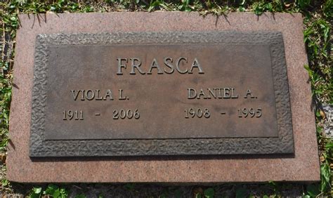 Daniel Antonio Frasca 1908 1995 Find A Grave Memorial