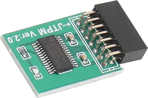 For TPM 2 0 Module Strong Encryption 14 Pin LPC Interface TPM Module Board For PC Win11 Green In