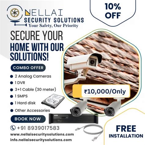 2 Anallog Cctv Combo At ₹ 10000set Chennai Id 2854317921262