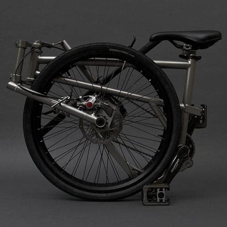 Peter Boutakis Bicycle Folds Down To The Size Of Its Wheels