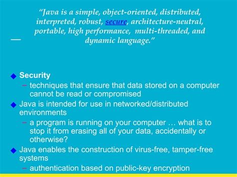 About Java Buzzwords Of Oops Conceptpptx Free Download