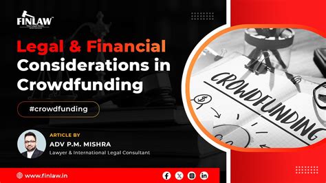 Crowdfunding Guide In Legal And Financial Considerations