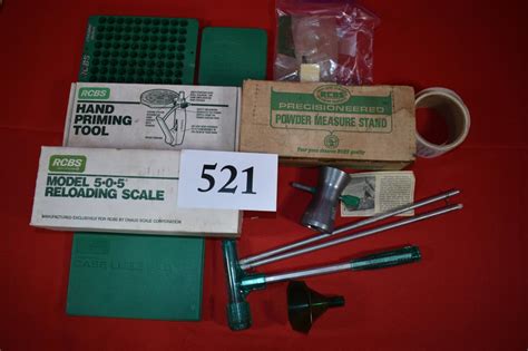 Lot Rcbs Lot Of Reloading Tools
