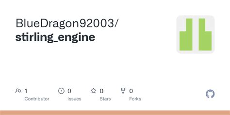 Github Bluedragon92003stirlingengine