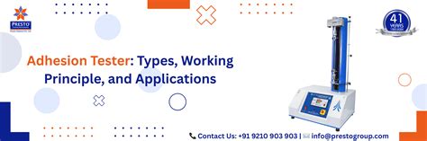 Adhesion Tester Types Working Principle And Applications