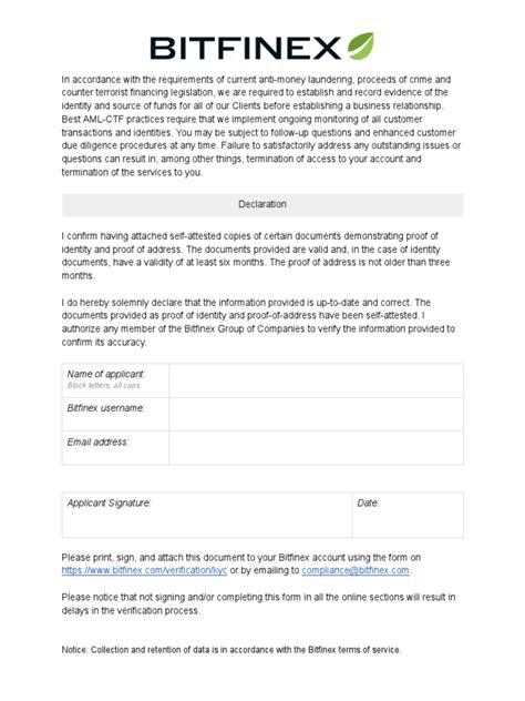 Aml Ctf Compliance Declaration Form Pdf