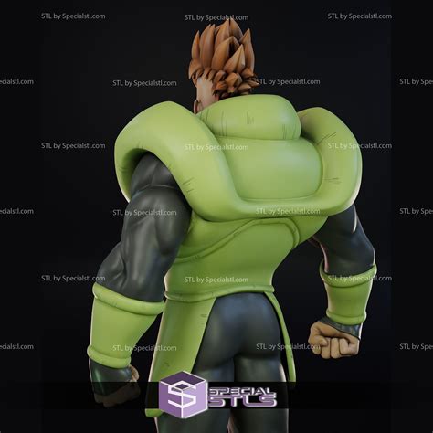 Android 16 Standing 3d Printing Model Dragonball Stl Files Specialstl