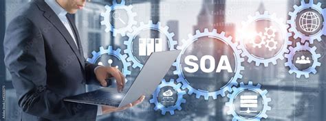Foto De Soa Service Oriented Architecture Under Principle Of Service Encapsulation Do Stock