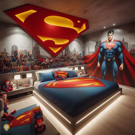Superman Inspired Bed Transform Your Bedroom Today Idea Arts