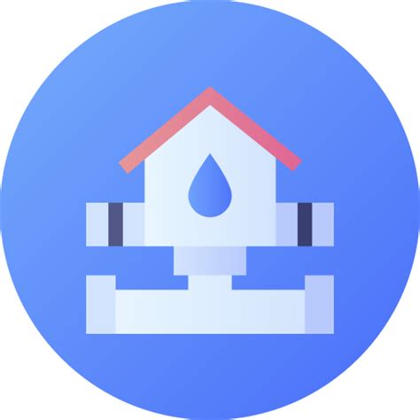 Pipeline Flat Circular Gradient Icon