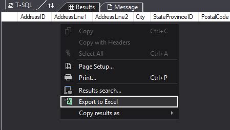 Export To Excel