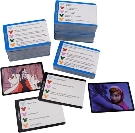 The Magical World Of Disney Trivia 2000 Preguntas Tarjetas