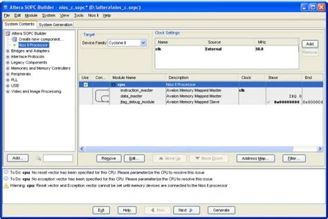 Experiment 3 Basic Sopc Development Procedure Based On Quantusii And Nios Ii Linksprite