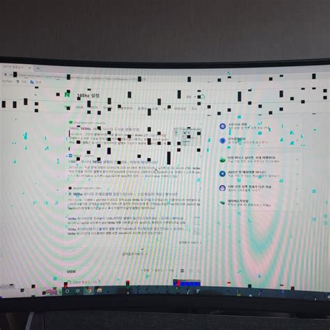 모니터 화면 깨짐 그래픽카드 문제일까요 지식in
