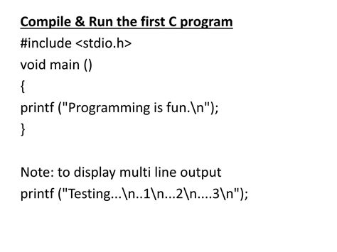 Ppt Basics Of C Programming Powerpoint Presentation Free Download