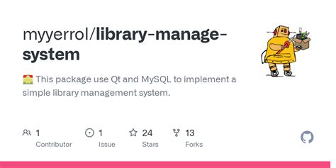 Github Myyerrollibrary Manage System School This Package Use Qt And Mysql To Implement A