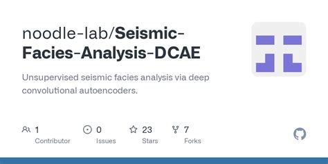 Github Noodle Labseismic Facies Analysis Dcae Unsupervised Seismic