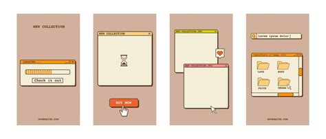 Retro User Interface Vector Art Icons And Graphics For Free Download