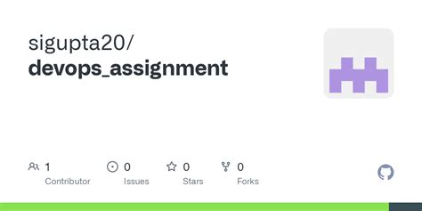 GitHub Sigupta Devops Assignment