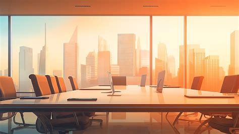 Premium Photo Office Powerpoint Background Image