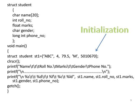 Structure In C PPTX Programming Languages Computing