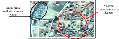 Informal And Formal Areas Easily Identifiable In The Remote Sensing Download Scientific