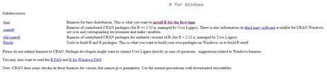 R And RStudio Install The User Experience Part 2 An Ascent Of Analytics