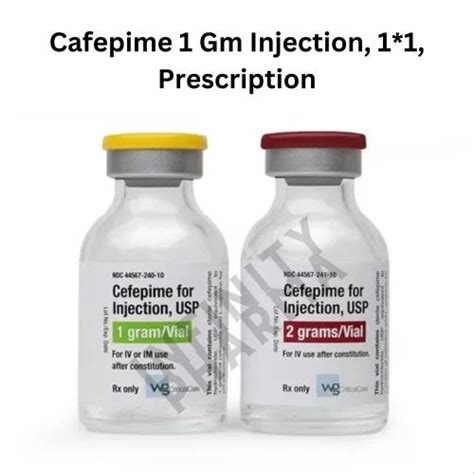 Cefepime 1 Gm Injection At Best Price In Surat Id 2851119238455