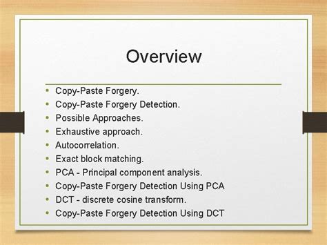 Copypaste Forgery Detection Exposing Digital Forgeries By Detecting