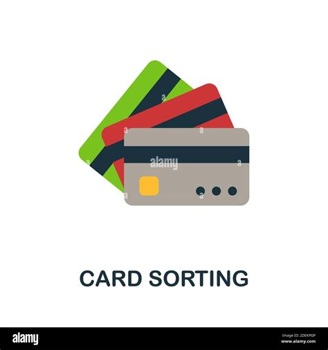 Card Sorting Flat Icon Simple Element From Project Management