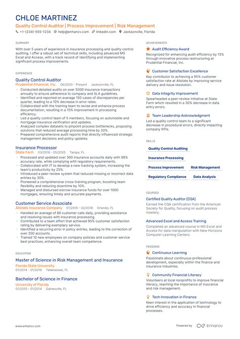 Quality Control Specialist Resume Examples Guide For