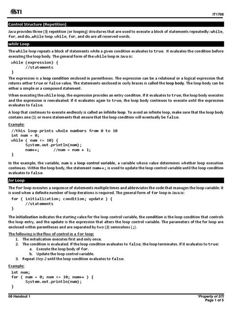 08 handout 1 pdf control flow software development