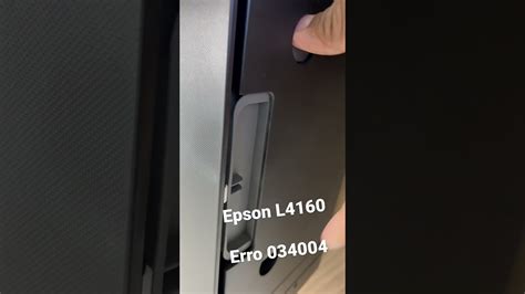 Erro 034004 Impressora Epson L4160 Youtube