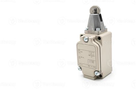 Limit Switch Sensor Of The Machine Limit Switch For Mechanical Movement And Actuators Limits