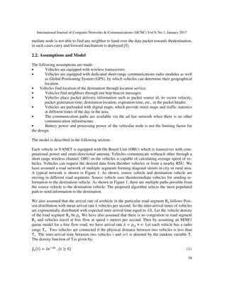 POSITION BASED ADAPTIVE ROUTING FOR VANETS PDF