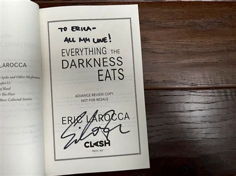 Everything The Darkness Eats By Eric Larocca Book Review Erica Robyn Reads