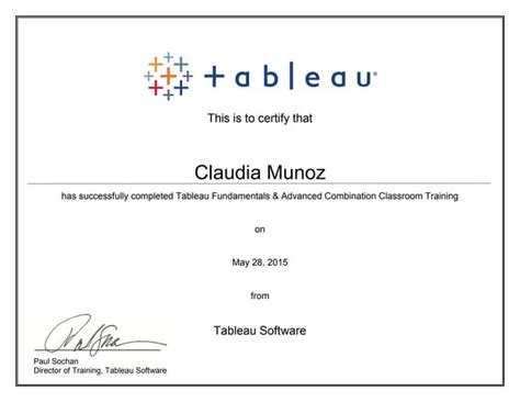 Tableau Certification Pdf
